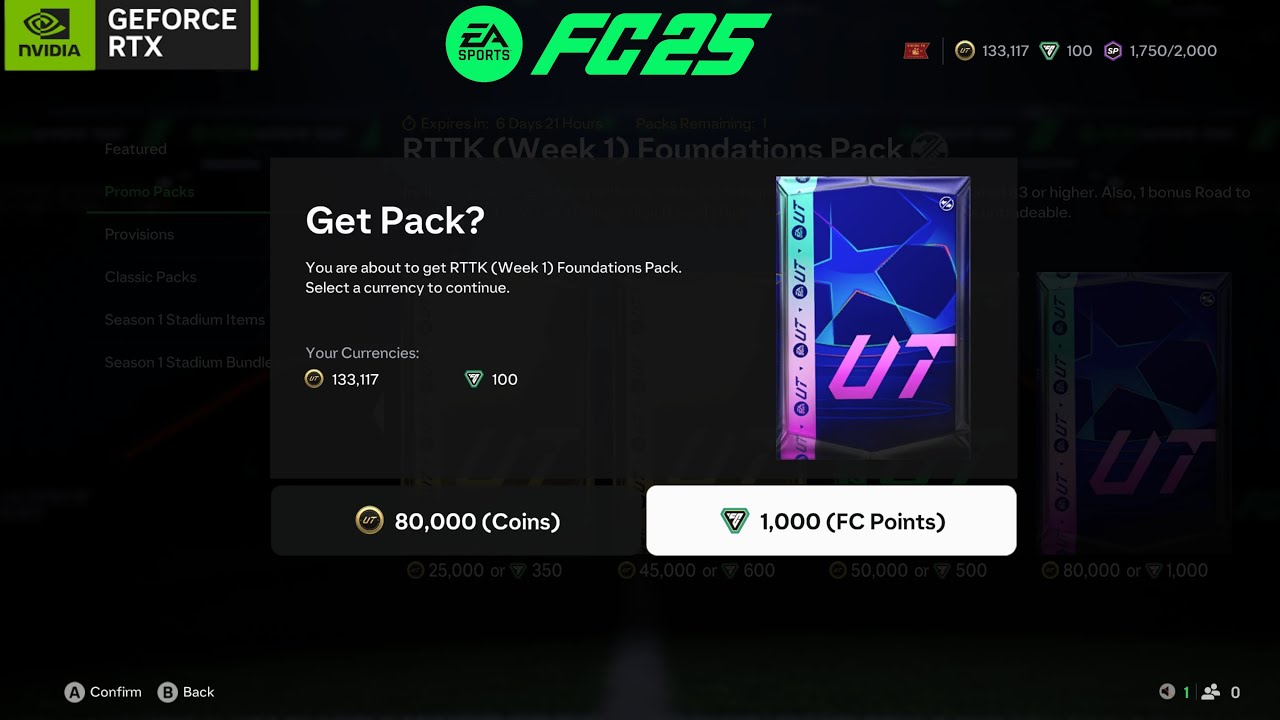 I opened the RTTK Week 1 Foundations Pack | FC 25 Ultimate Team | - YouTube