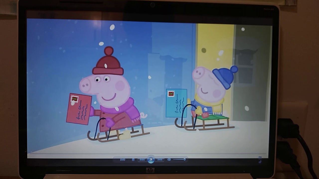 peppa pig peppa's Christmas dvd menu - YouTube