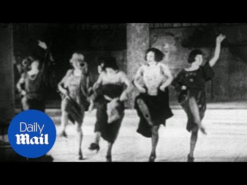 Flapper chorus girls from the 1920s show off their moves - Daily Mail ...