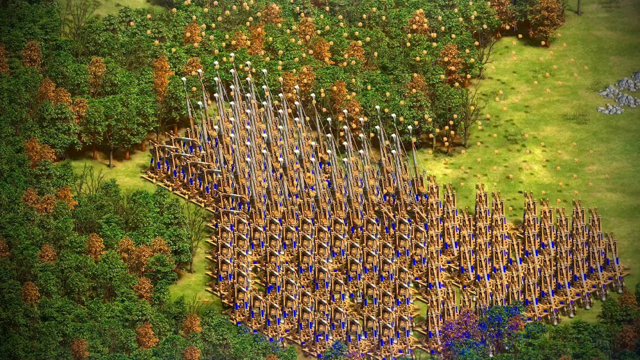 Trebuchet Artillery Against Britons Ultimate Defense | AoE II ...