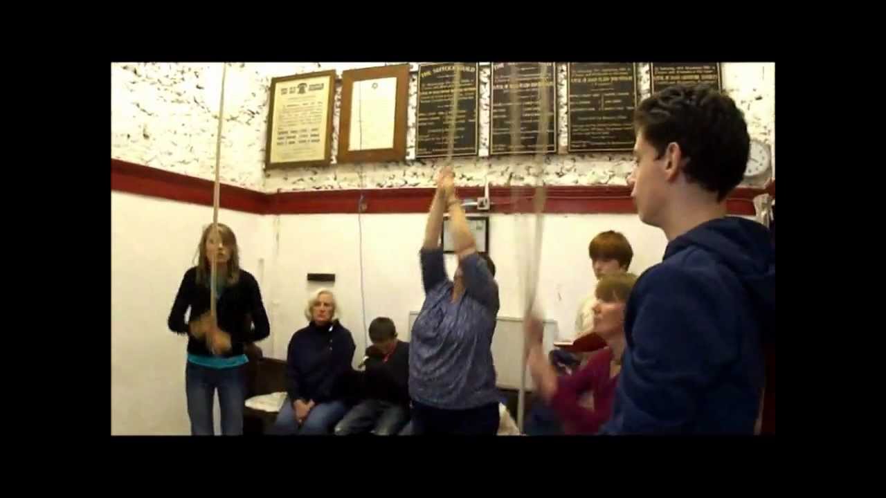 Half Muffled Stedman Doubles at Great Barton 8-3-3cwt - YouTube