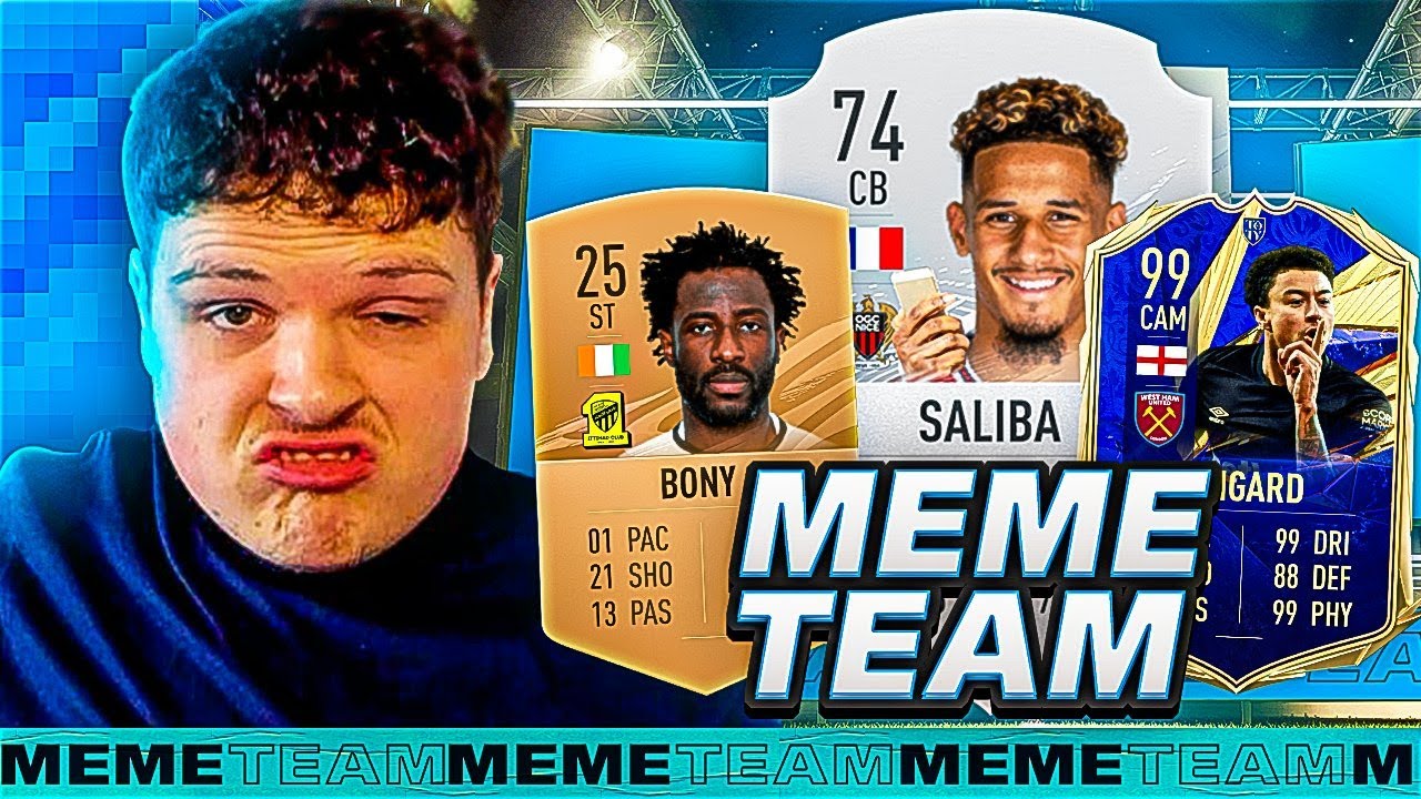 Using a full MEME team in FUT CHAMPS until i win... | FIFA 21 Fut ...