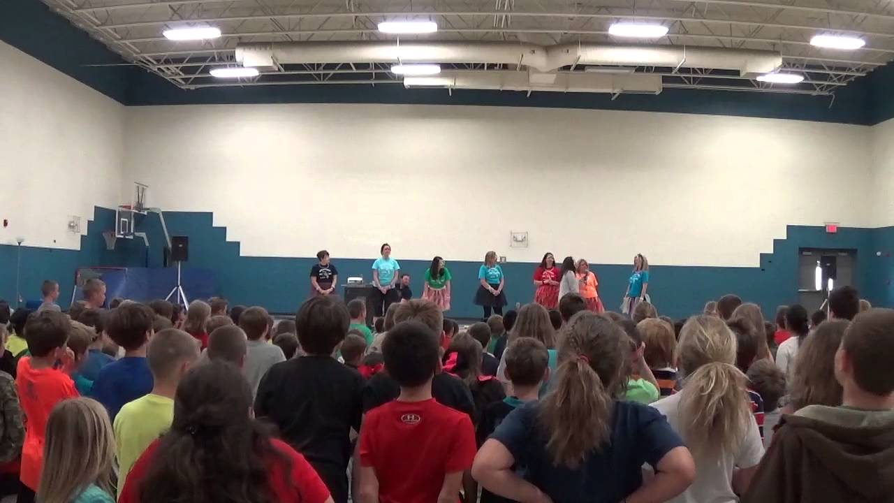 3rd amd 4th grade Pep Rally 2015 - YouTube