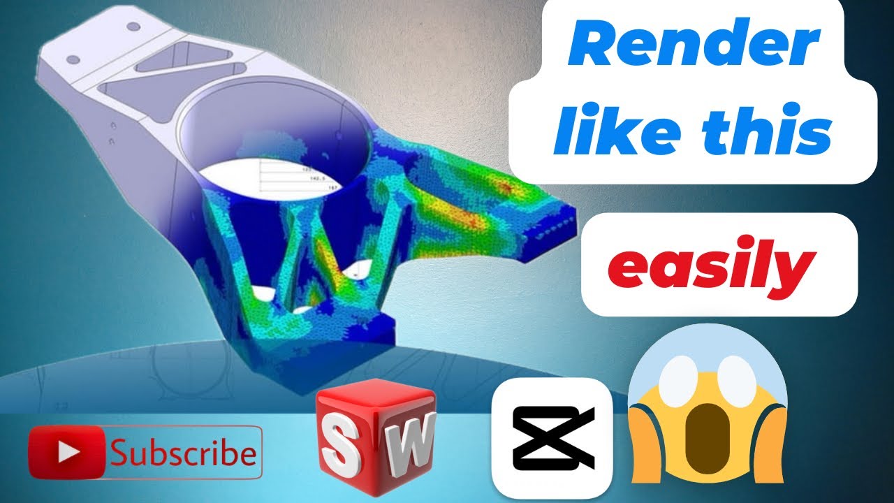 Amazing Simulation Render using SolidWorks and CapCut - YouTube