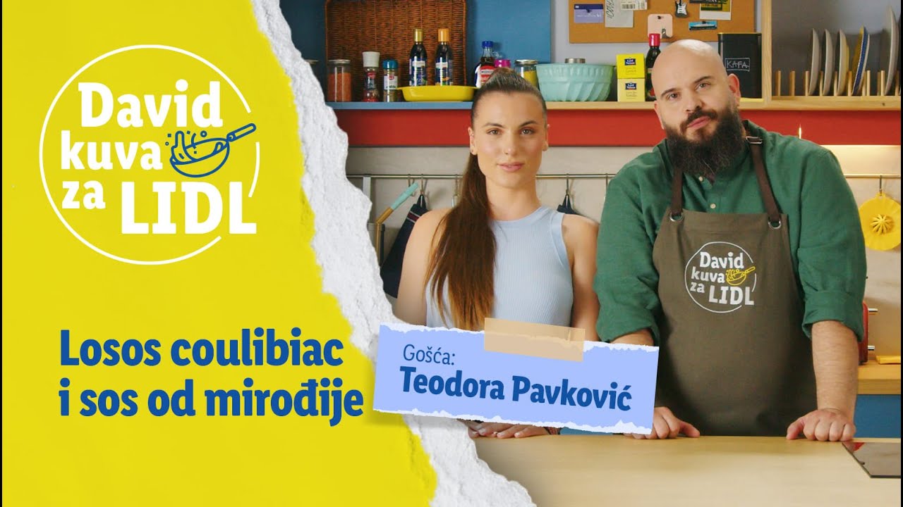 Losos coulibiac i sos od mirođije│gošća Teodora Pavković│David kuva za ...