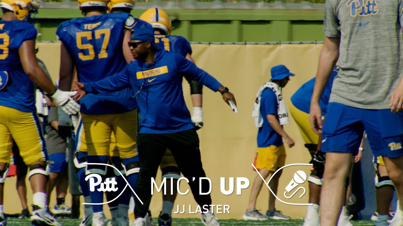 Pitt Football | Coach Laster Mic'd Up - YouTube
