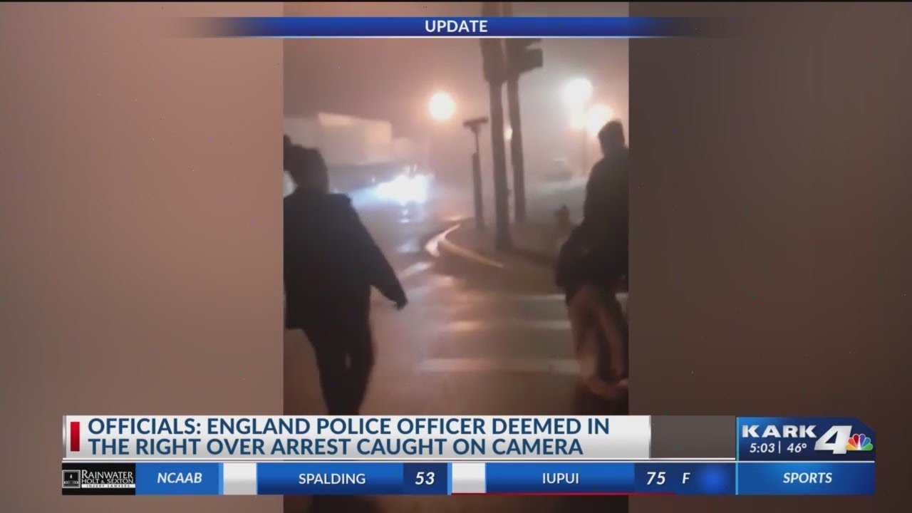 Body camera footage released of arrest in England, police say officer ...