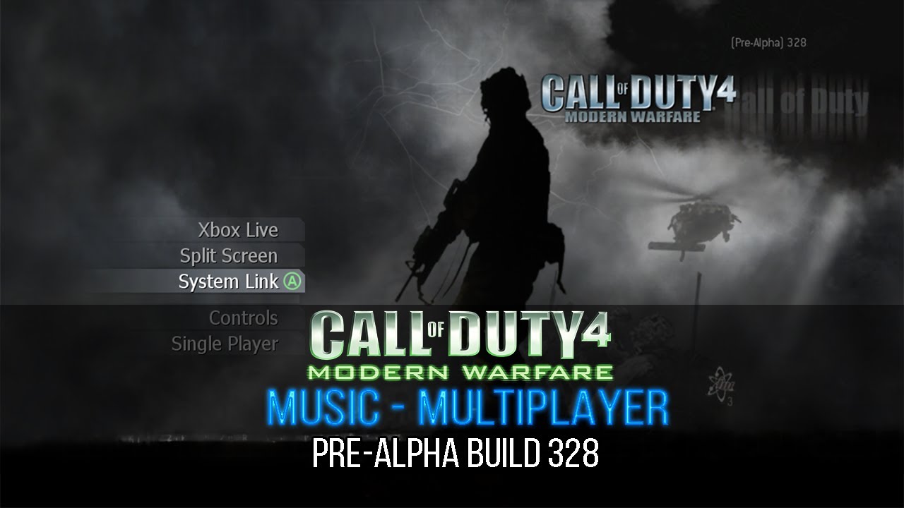 CoD4 MW (2007): Pre Alpha Build 328 : Music PART 2 - Multiplayer - YouTube