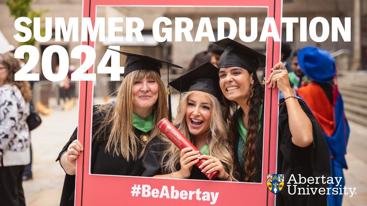 The Class of 2024: Abertay's Summer Graduation - YouTube