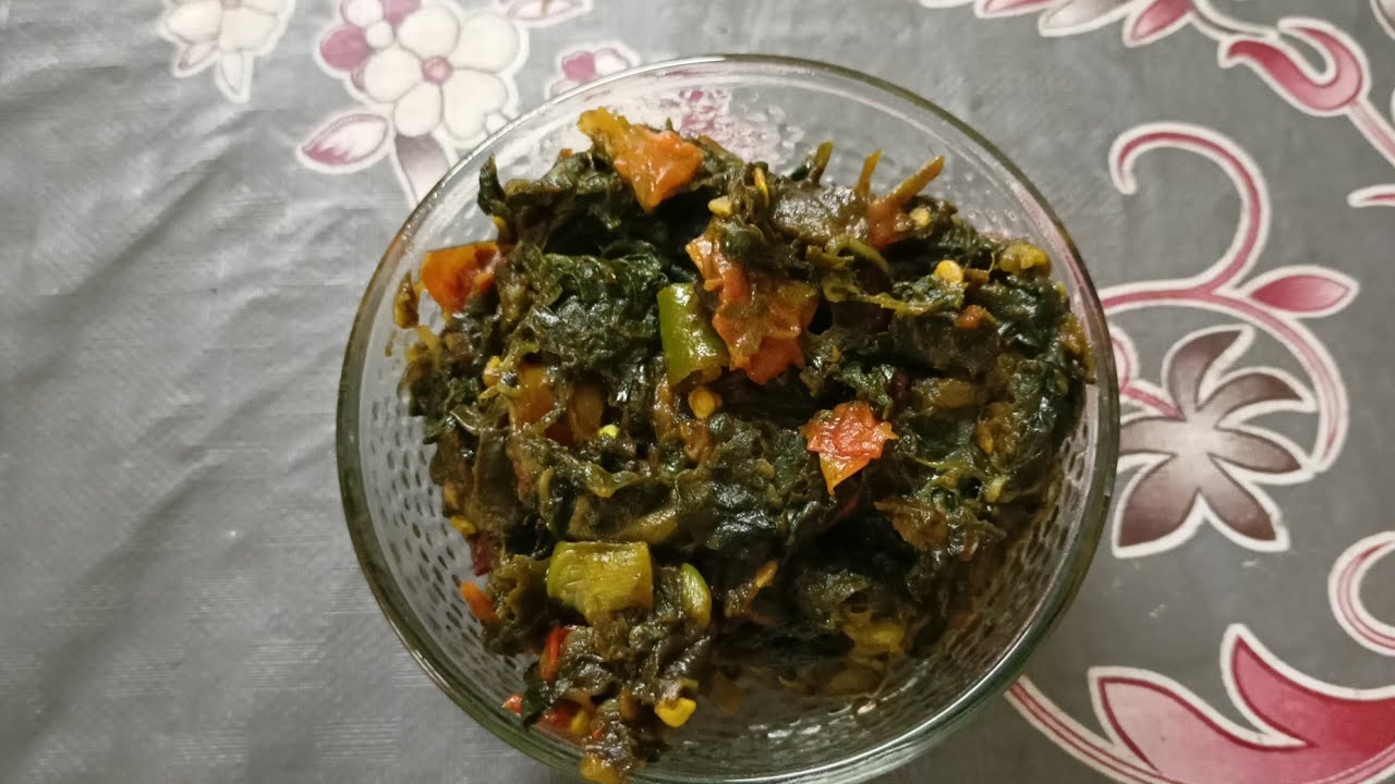 Kosu Xaak Anja//Assamese style kosu Anja recipe - YouTube