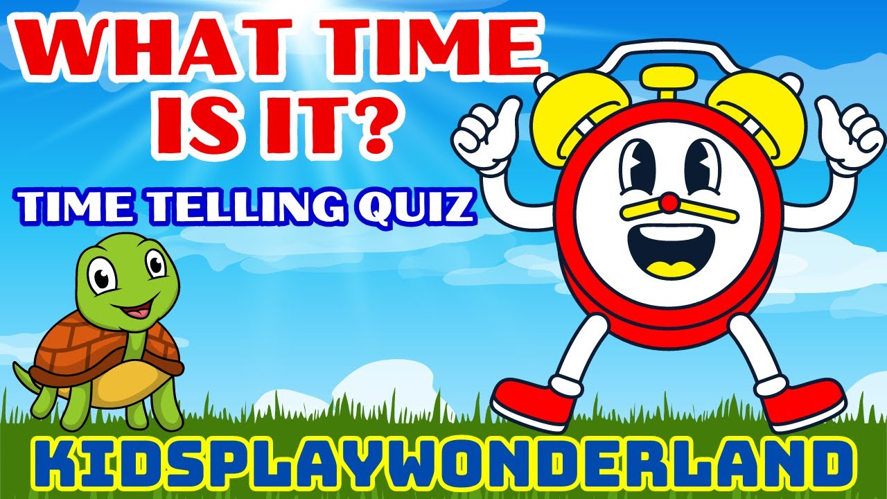 TELLING THE TIME QUIZ IN ENGLISH | What time is it? | Clock Reading ...