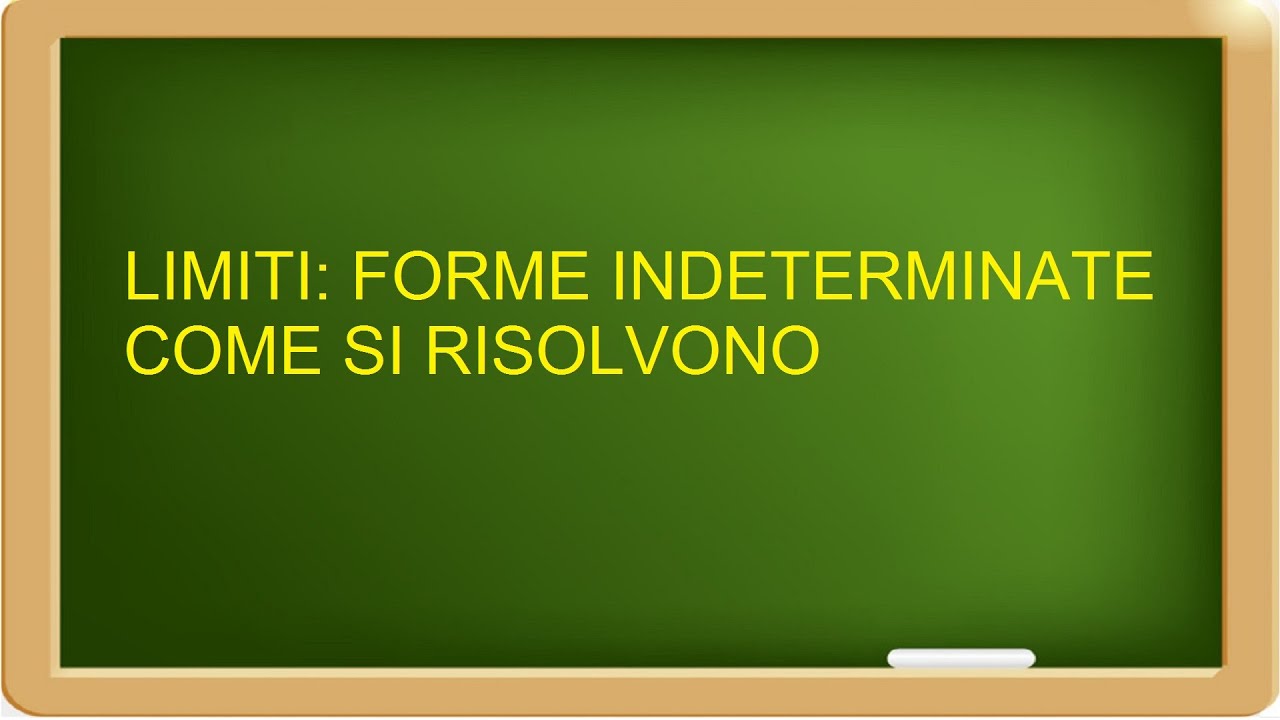come risolvere le forme indeterminate dei limiti di funzione: esercizi ...
