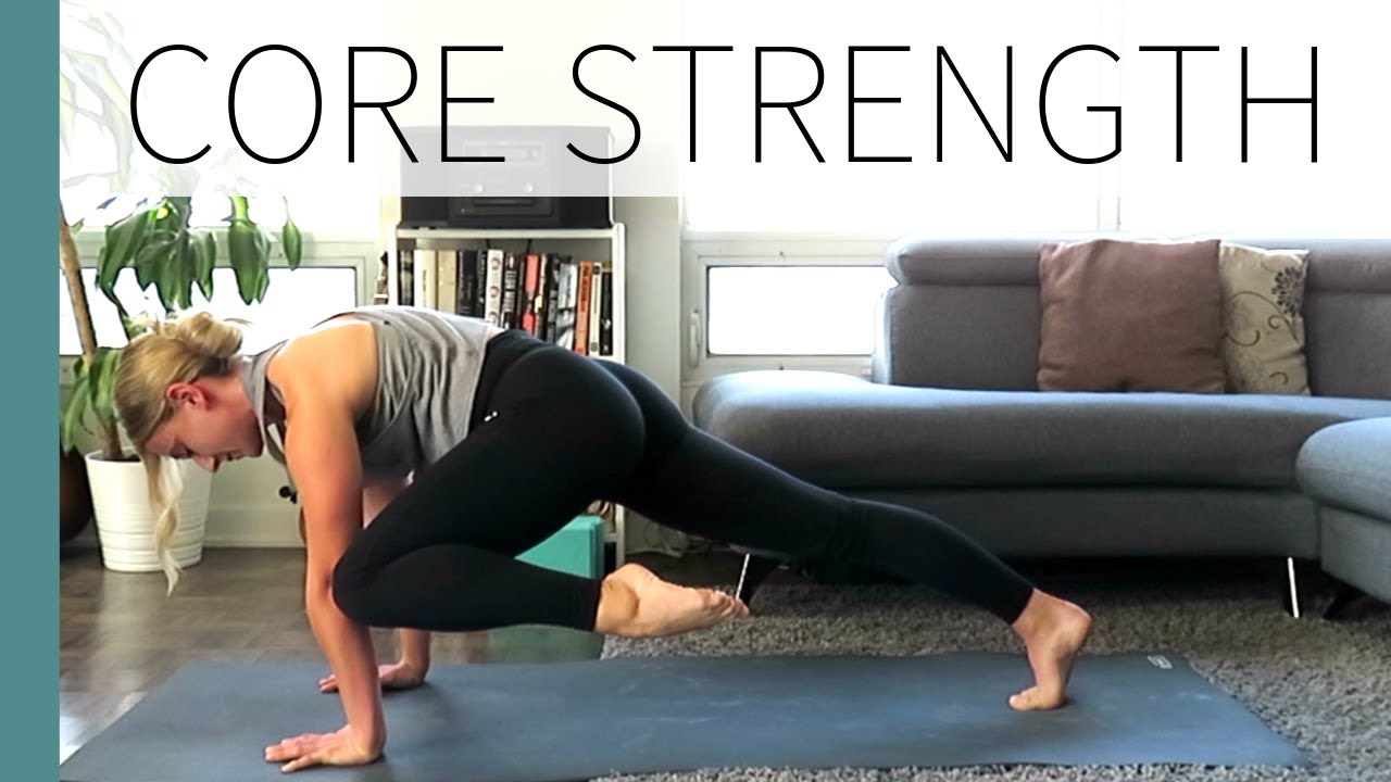 Yoga For Core - Core Strength Workout Routine - YouTube