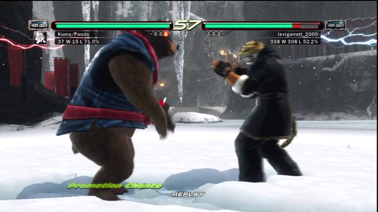 Tekken 6 Kuma / Panda vs King - YouTube
