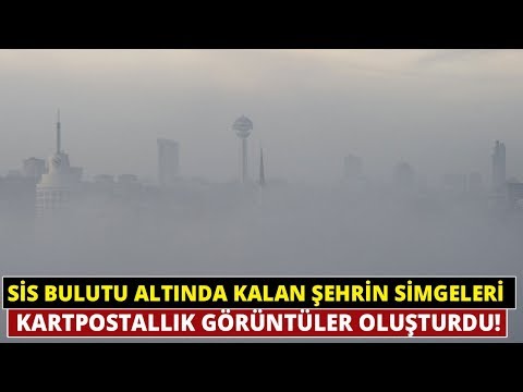 Ankara Güne Sis Bulutunun Altında Uyandı