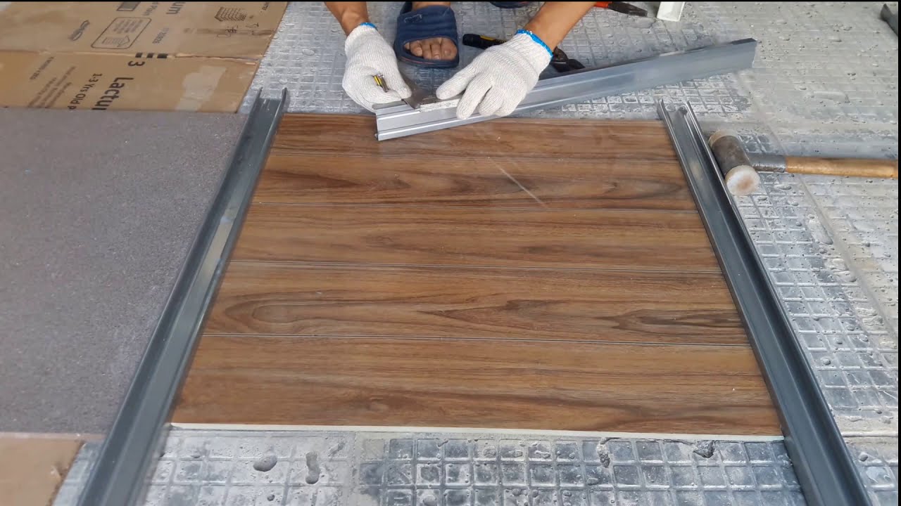 PAGGAWA NG GUIDE PARA SA PAGKABIT NG TILES. (HOW TO MAKE PERFECT SQUARE ...