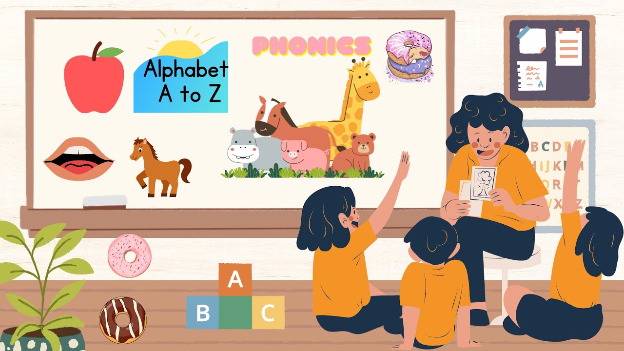 Complete A to Z Alphabet in one video , Phonics for kids , preschool ...