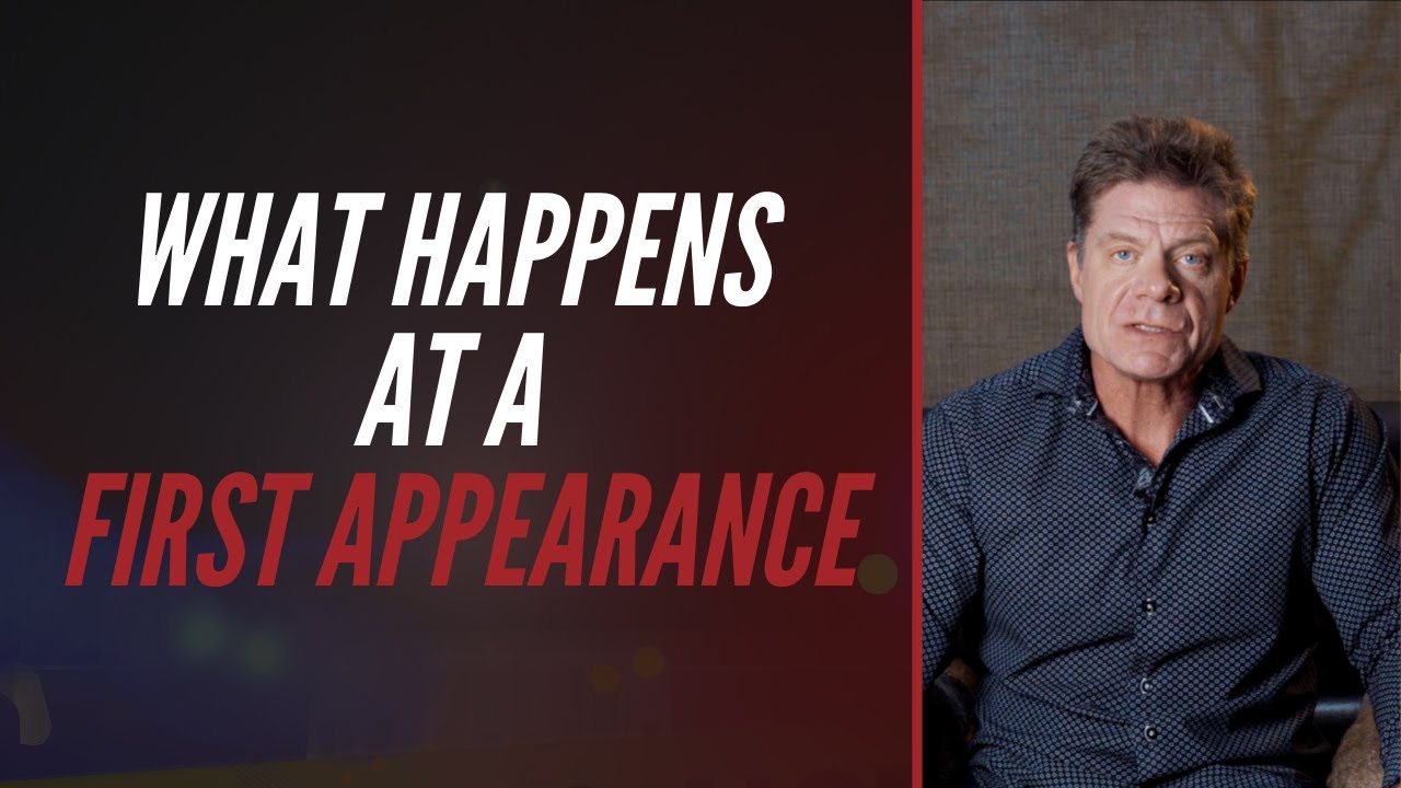 What Happens At A First Appearance - YouTube