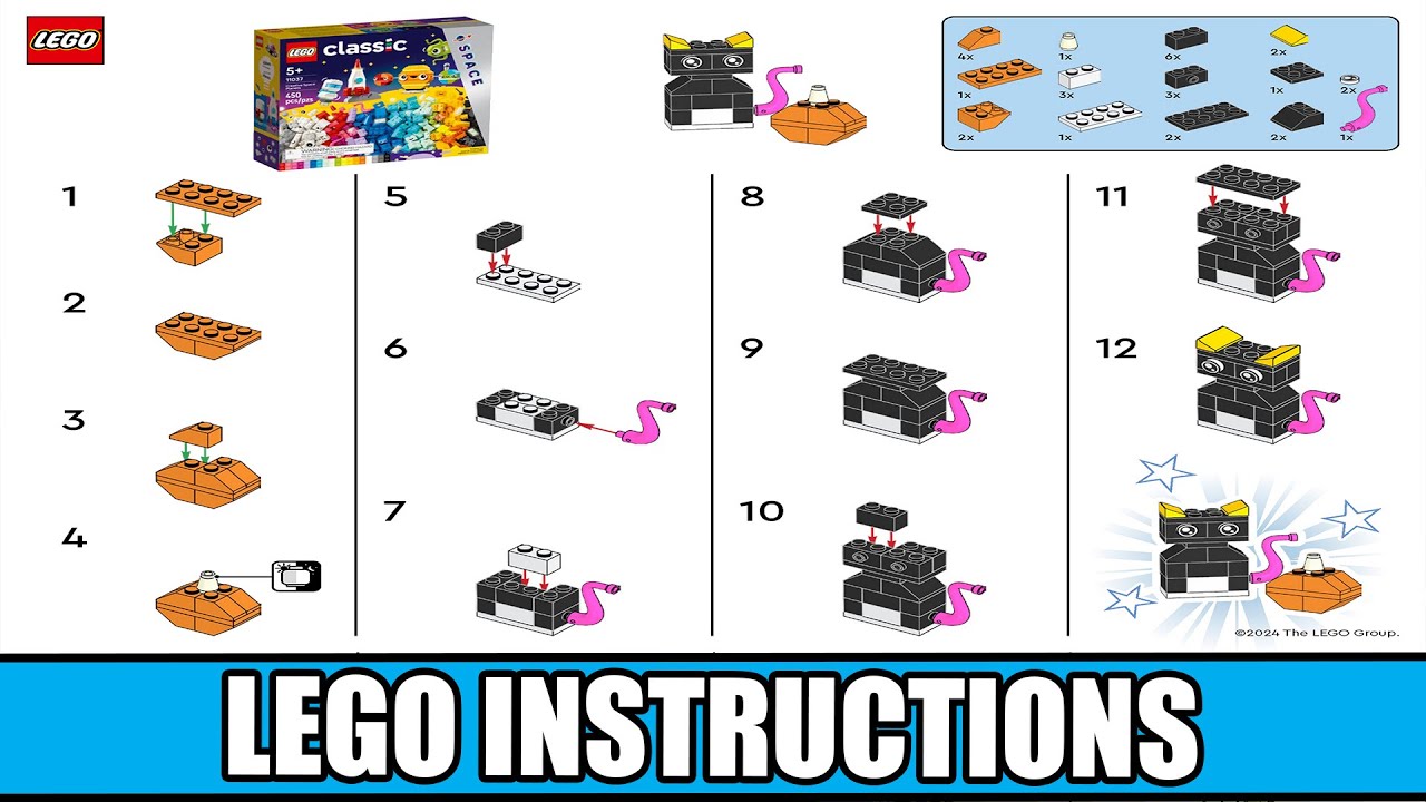 LEGO Instructions - Classic - 11037 - Creative Space Planets ...