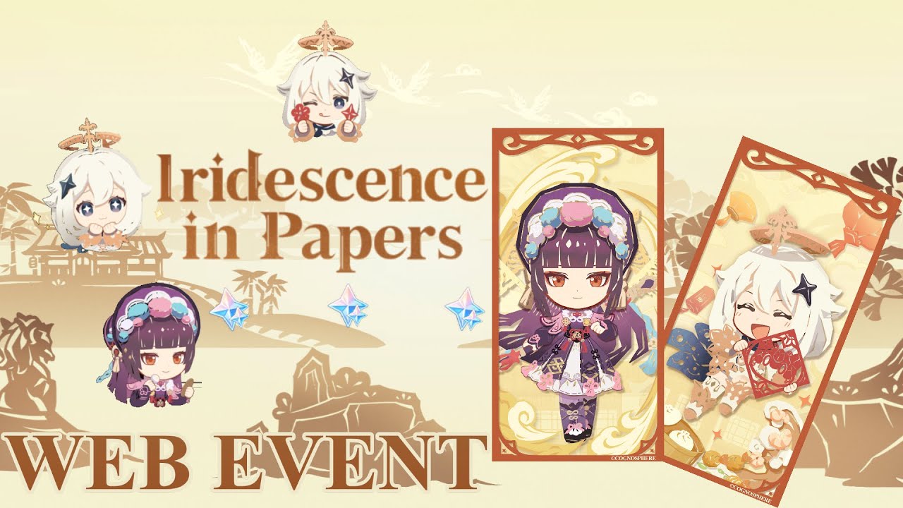 NEW "Iridescence in Papers" Web Event【Genshin Impact】 - YouTube