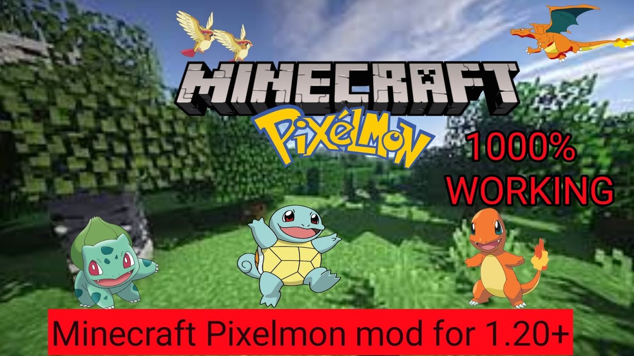 Minecraft Pixelmon Mod | Pixelmon addon | Pixelmon mod for 1.20 | - YouTube