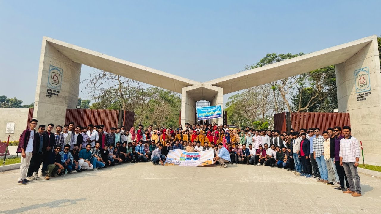 Marketing Department picnic 2025 Begum Rokeya University, Rangpur - YouTube