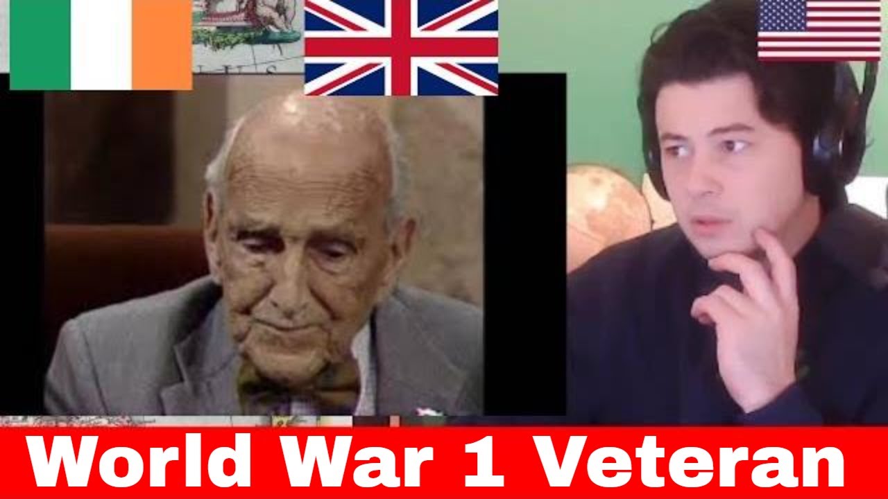 American Reacts 93 Year Old Irish Soldier describes World War One, 1988 ...
