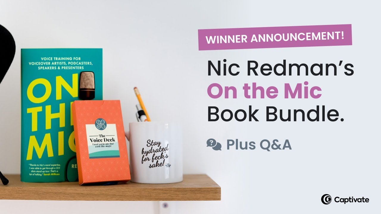 Nic Redman’s ‘On The Mic’ Book Bundle Winner Announcement plus Q+A ...