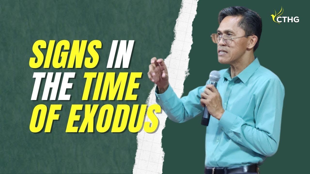 Signs in the Time of Exodus | Ptr. Edgar Dollano - YouTube