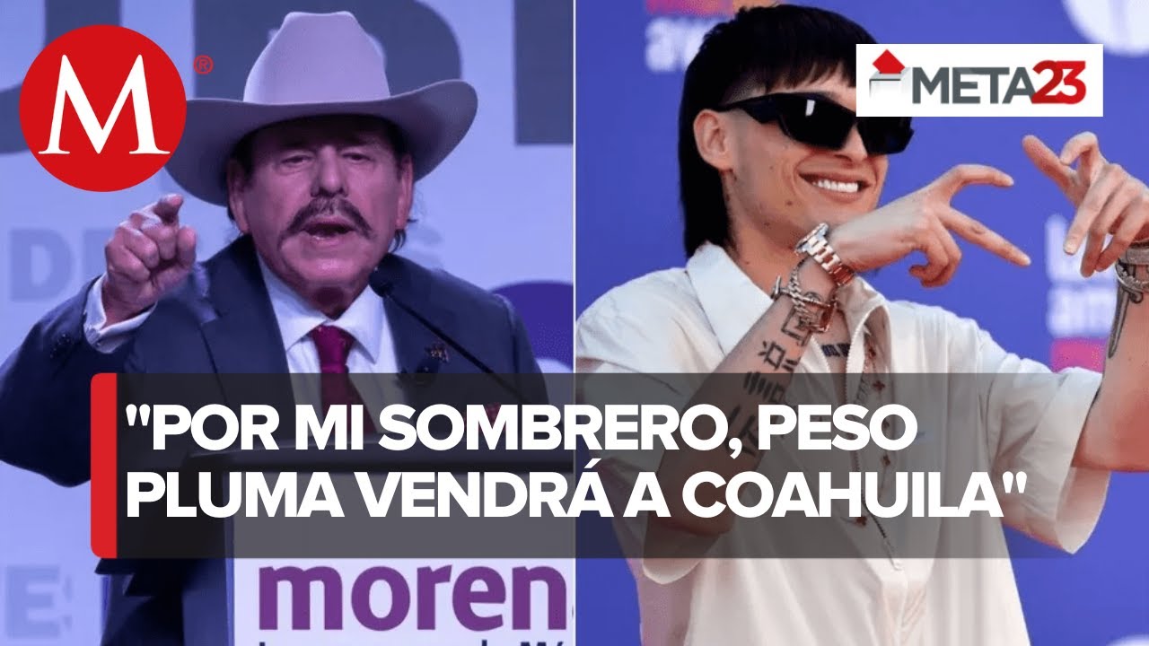 Si gana...Guadiana promete llevar a Peso Pluma a Coahuila - YouTube