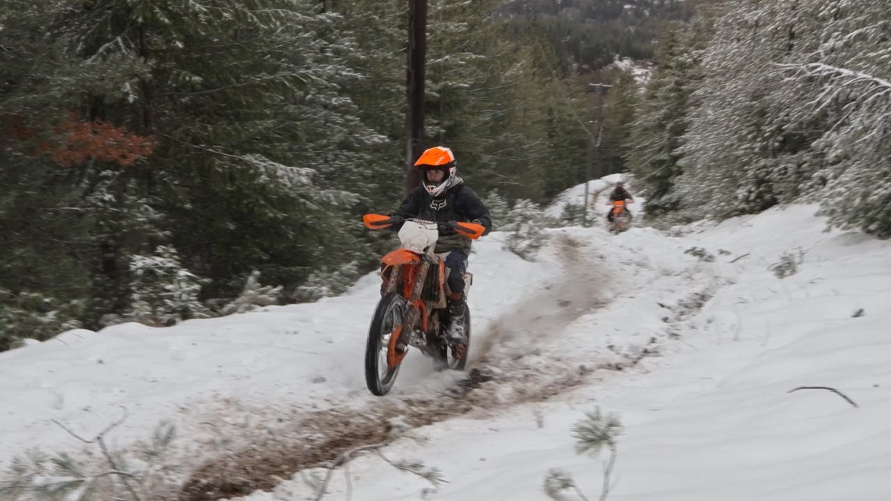KTMs HIT THE SNOW! (Winter Is Here) - YouTube