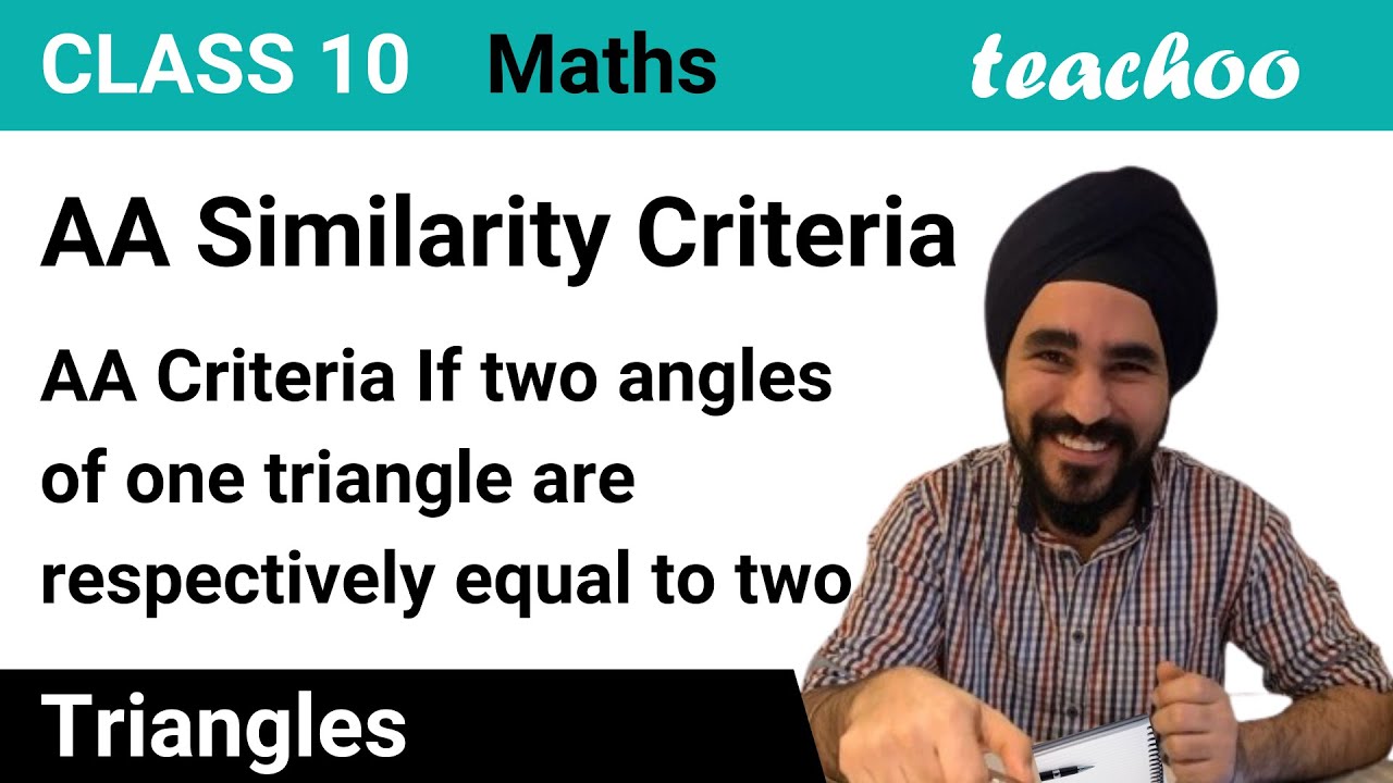 AA Similarity Criteria - Chapter 6 Class 10 NCERT CBSE Maths - Teachoo ...