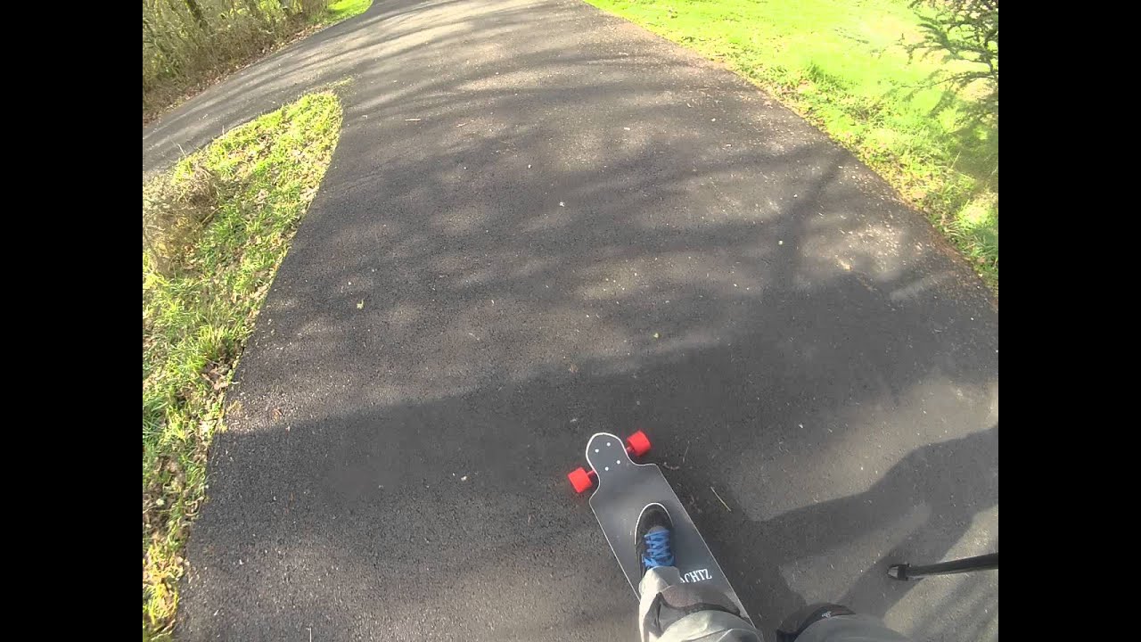 Brakeboard test by old guy longboarder - YouTube