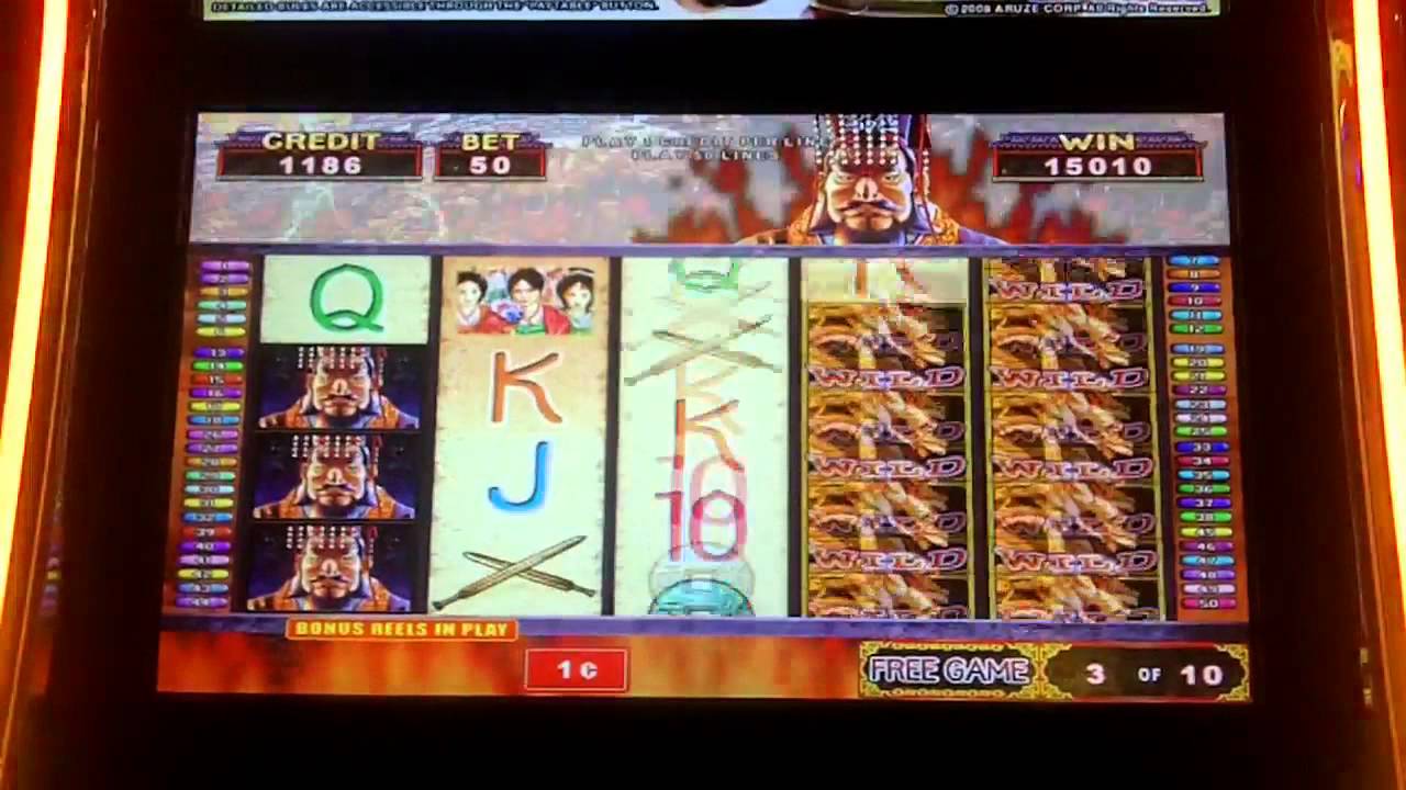 Legend of the Qin Dynasty III Slot Bonus - Aruze - YouTube