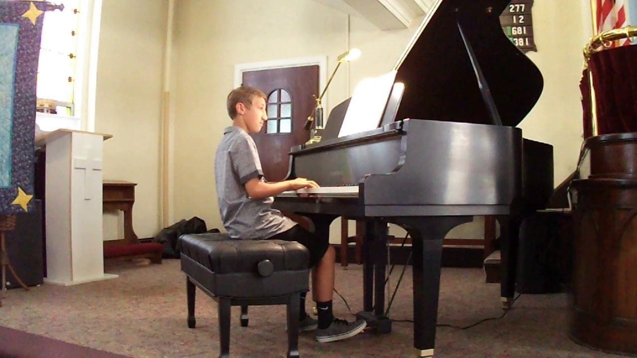 Piano Recital 2017 Christian - Bill Grogans Goat - Thompson - YouTube