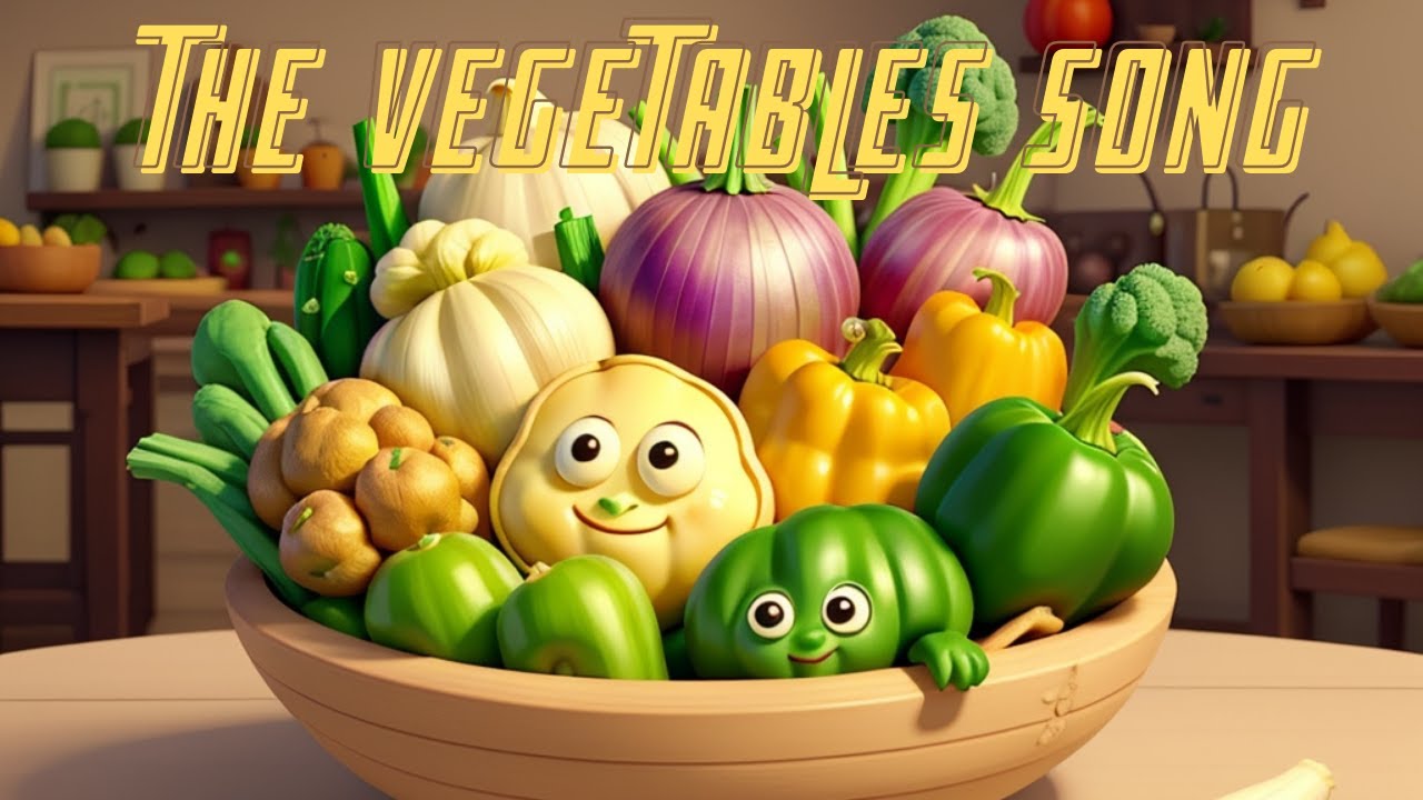 The Vegetables Song | Learn Vegetables Nursery Rhymes | Baby Songs ...