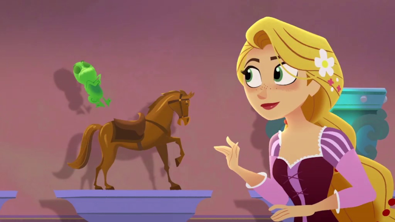 Tangled: The Series | Pascal’s Camouflaging Powers - Disney Channel ...
