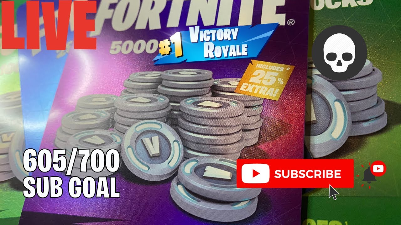 🔴 Live - 5000k VBUCKS Tournament - CHALLENGES FOR VBUCKS - FORTNITE ...
