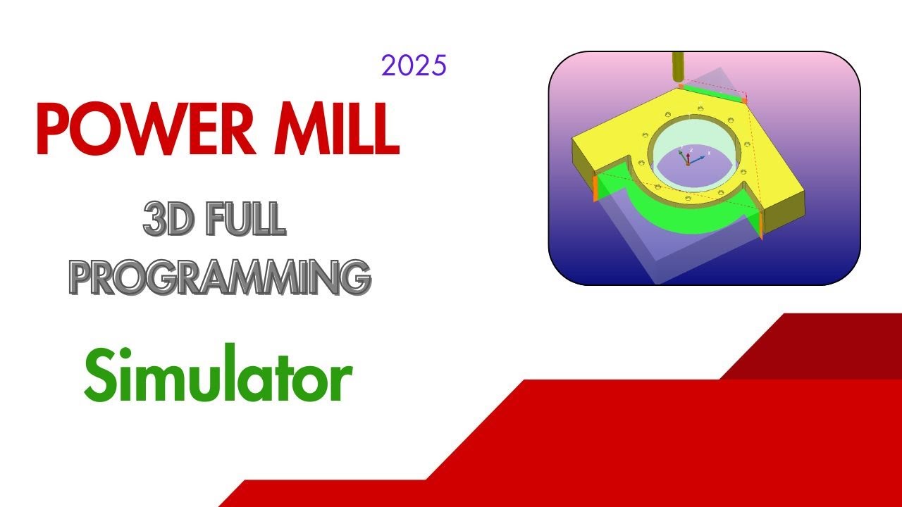 PowerMill Advance Programming Tutorial 2025 | Complex 3D Machining ...
