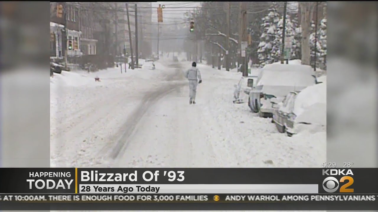 Blizzard Of 1993 Pittsburgh