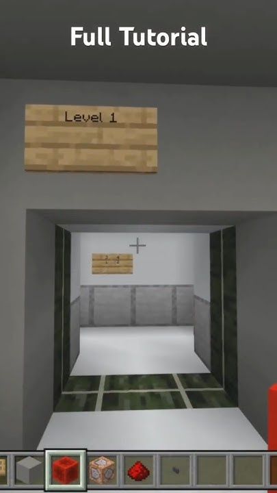 A realistic teleporting elevator using command blocks #minecraft #commandblock #tutorial - YouTube