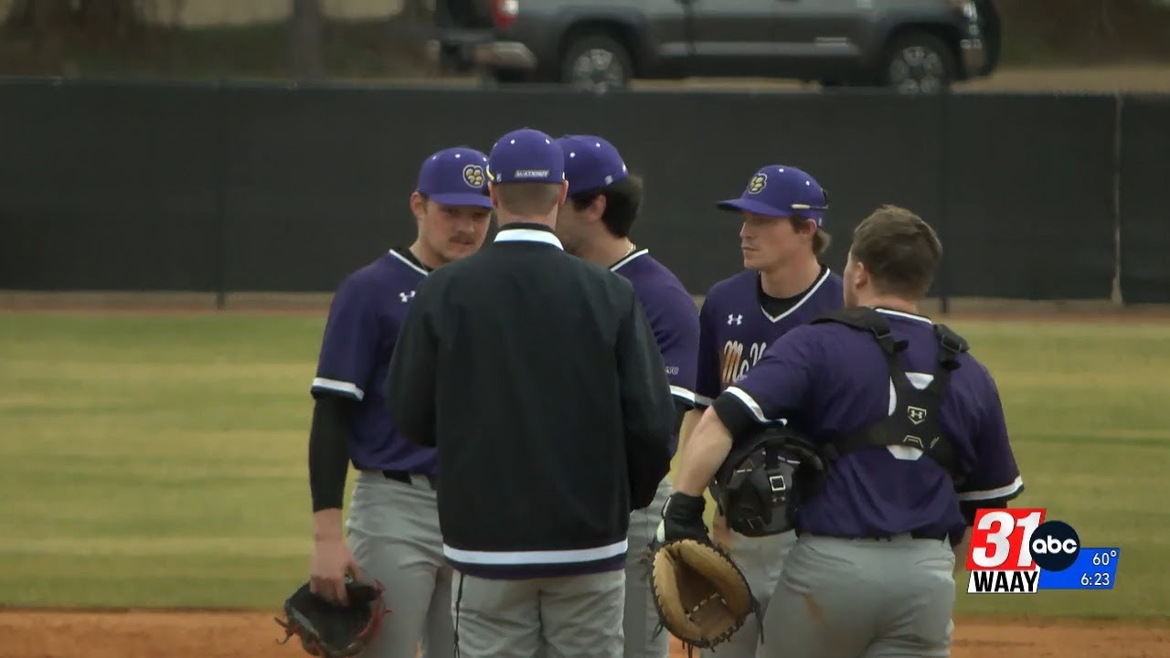 UAH Baseball completes sweep of McKendree - YouTube