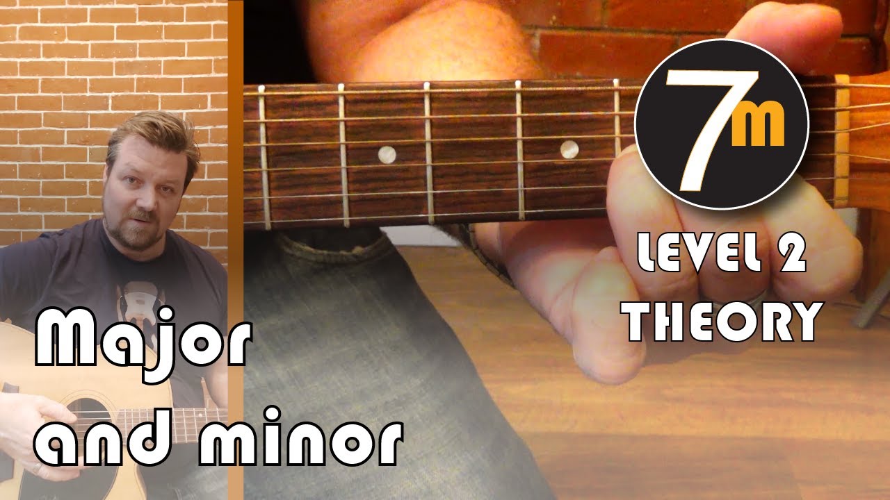 Major and minor chords - guitar lesson - level 2 - YouTube