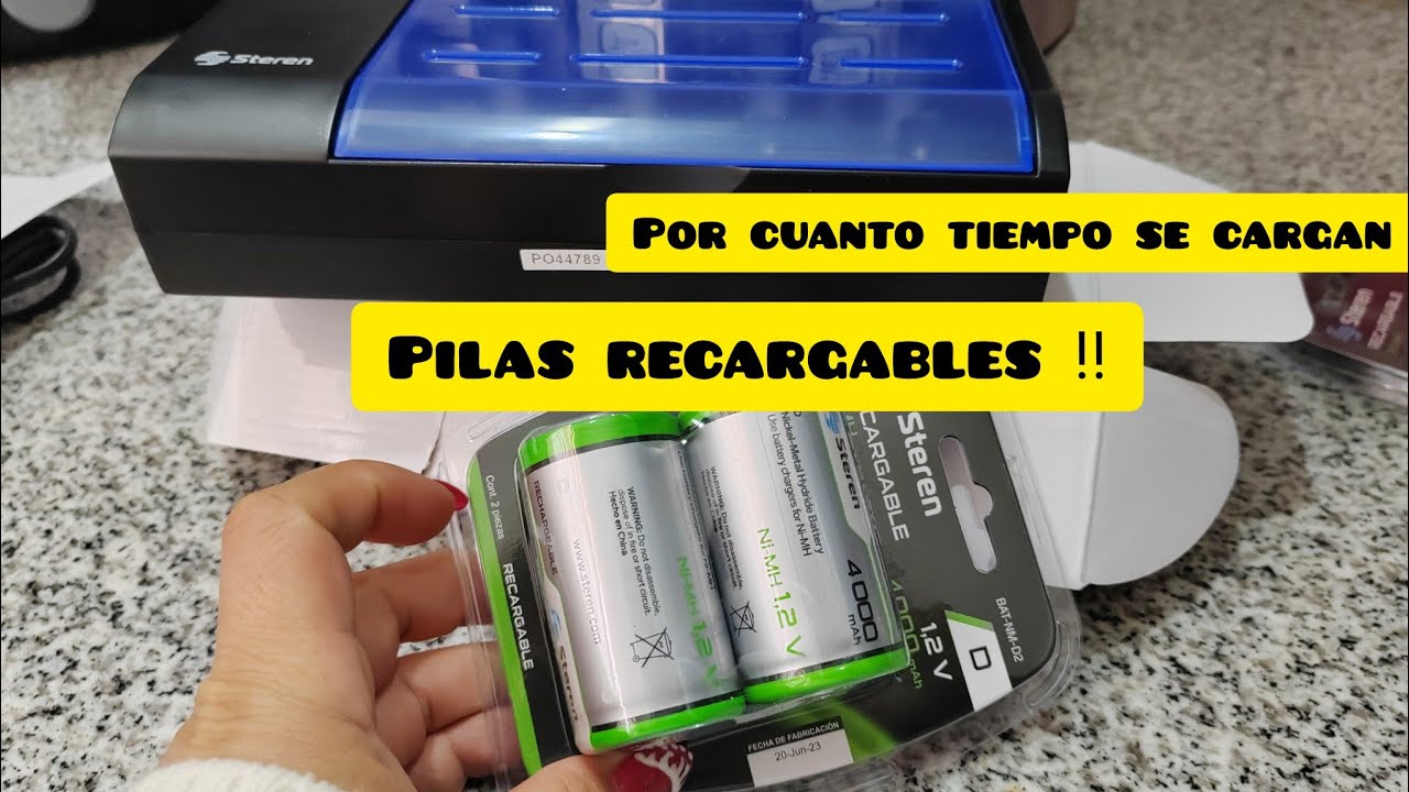 PILAS RECARGABLES‼️CUANTO TIEMPO CARGARLAS - YouTube