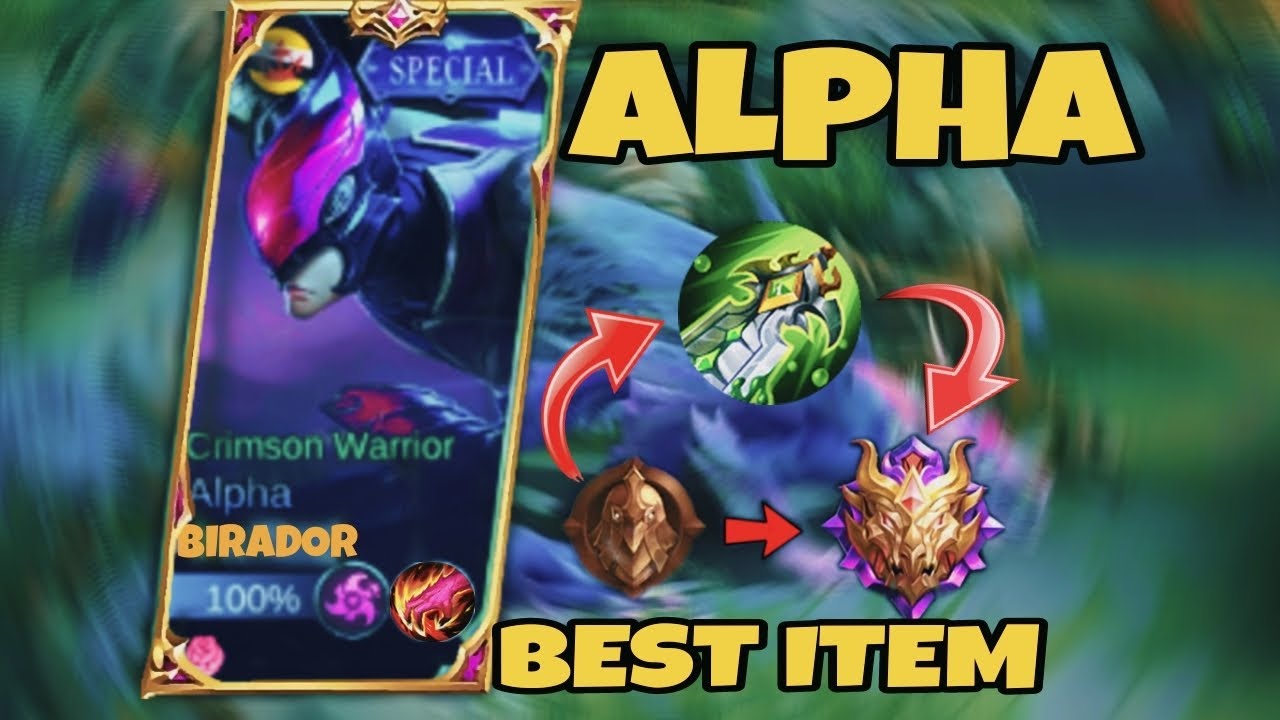 ALPHA STRONG BUILD ITEM NEVER DEFEAT MOBILE LEGEND BANGBANG SEASON29 ...