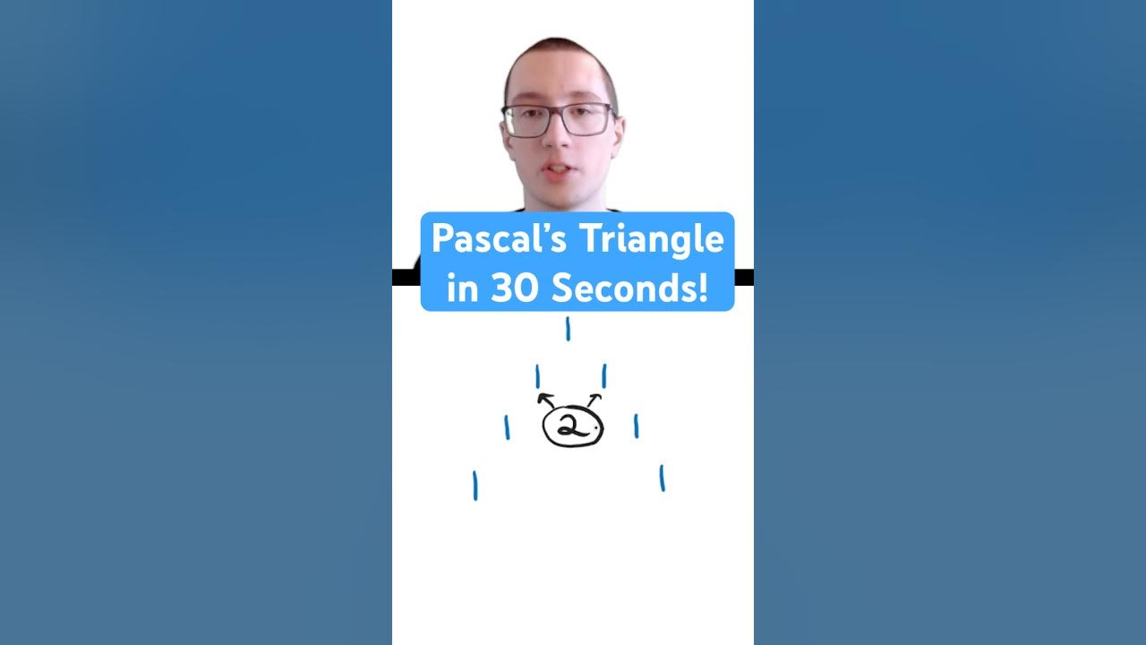 Pascal's Triangle in 30 Seconds! - YouTube