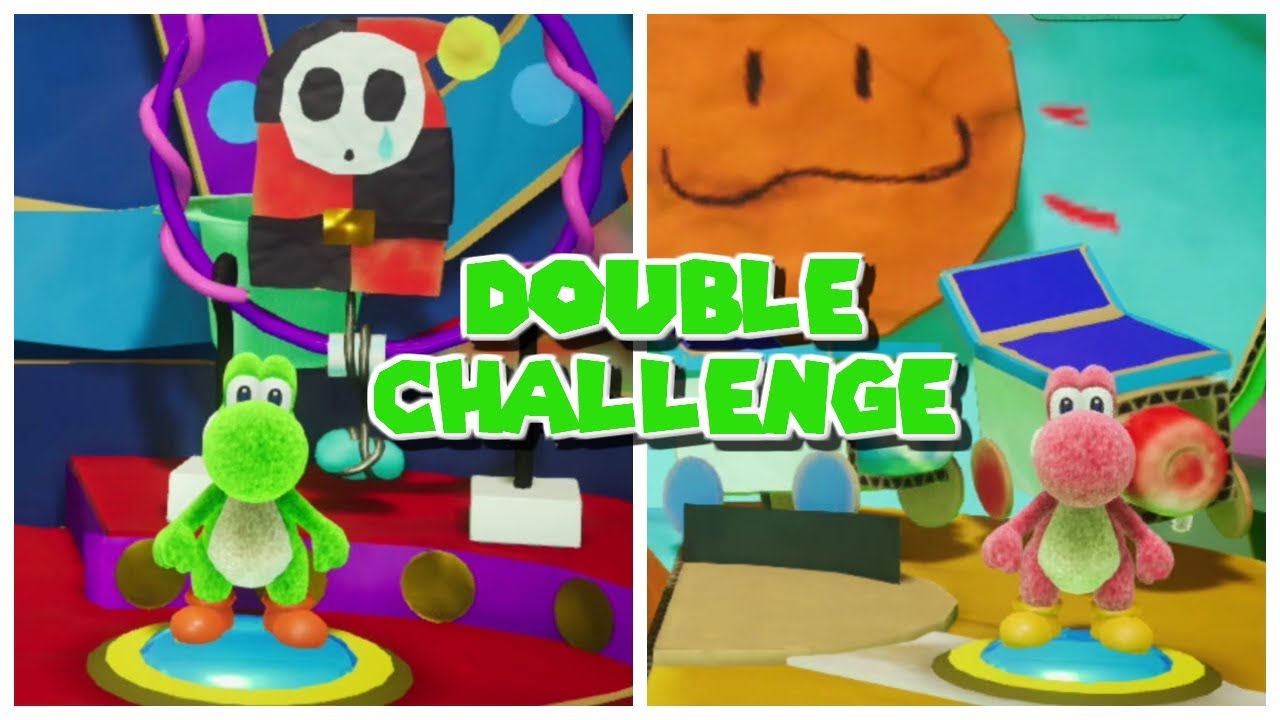 Yoshi's Double Challenge | Hoop-Jump Hop - Solar Zoom | Yoshi's Crafted ...