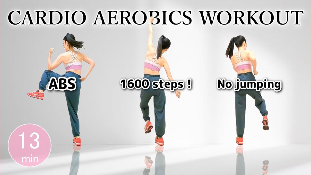 13Min ABS CARDIO AEROBICS DANCE WORKOUT | All Levels | All Standing ...