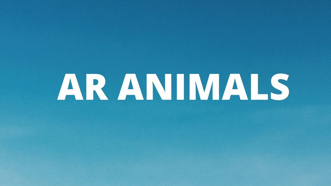 How to download and install AR animals - YouTube