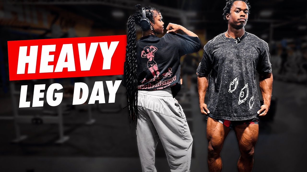 Showing How To Get Huge Legs In The Gym with my Gym Sis - YouTube